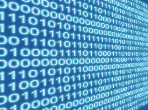 Abstract Blue Technology Binary Computer Code Stock Photo Image Of System Language 168850128