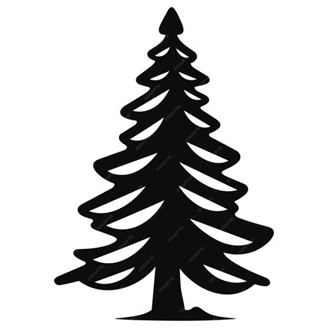 Premium Vector Christmas Tree Vector Illustration