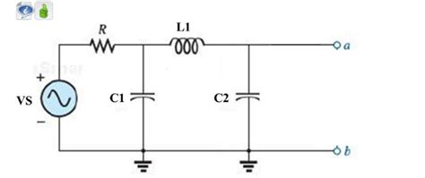 Solved In The Circuit The Voltage Source Frequency