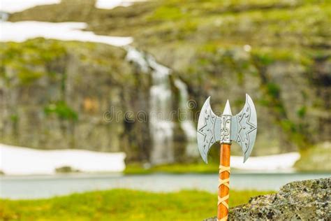 Viking Accessory On Nature Norway Stock Image Image Of Attraction