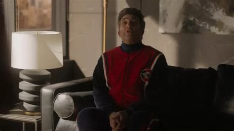 Gucci Oversize Chenille Track Jacket Worn By Handsome Officer Seann Gallagher As Seen In Sex