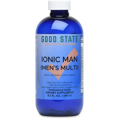Ionic Man Mens Liquid Ionic Multi Mineral Good State