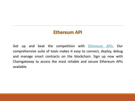 Ppt Get The Most Out Of Your Data With The Polygon Api Powerpoint