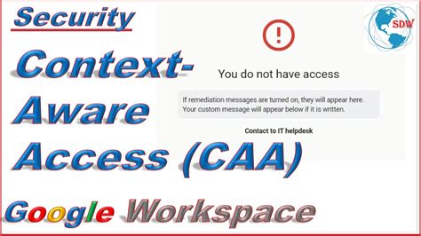 Context Aware Access In Detail Deploy Context Aware Access Sdw