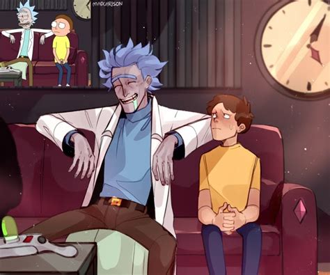 Rick Prime And Morty Rick Sanchez Fanart Cute Rick Prime X Rick Rik