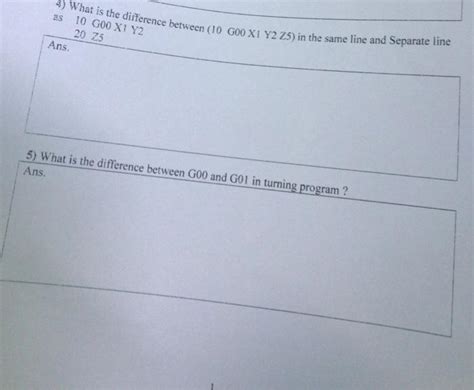 Solved 4 What Is The Difference Between 10g00×1y2zf In