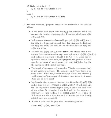 1 Simulation Of Wheeled Robots 11 The Discrete Time