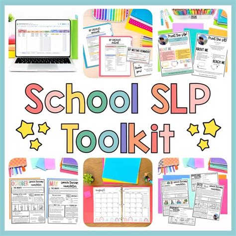 School Speech Therapy Organization Planning Caregiver Communication Slp Toolkit
