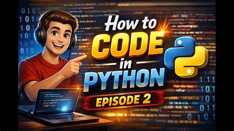 How To Code In Python Episode 2 Beginner Tutorial Youtube