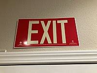 Exit Sign Wikipedia