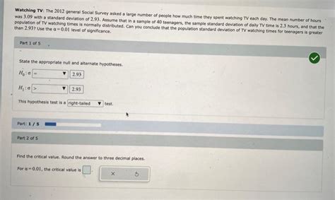 Solved I Need To Know The Critical Value P Value And If It Chegg
