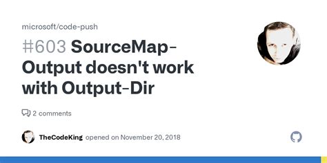 Sourcemap Output Doesnt Work With Output Dir · Issue 603 · Microsoftcode Push · Github