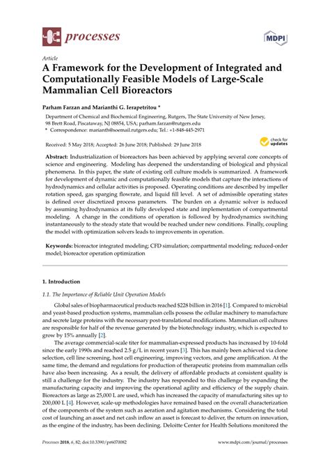 Pdf A Framework For The Development Of Integrated And Computationally Feasible Models Of Large