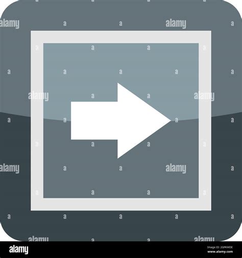 Gray Button Icon Cartoon Style Stock Vector Image And Art Alamy