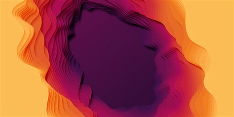 종이와 벡터 3d 추상 배경 잘라 모양 화려한 조각 예술입니다 그라데이션 페이드 색상으로 종이 공예 풍경입니다 비즈니스 프레 젠 테이 션 전단지 포스터에 대 한 최소한의