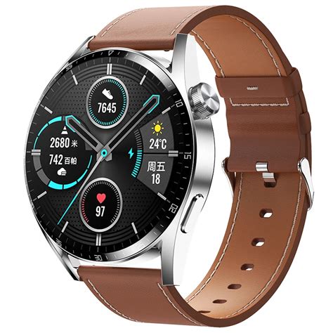 화웨이 워치 Gt3 프로 Amoled 스마트 워치 남성용 전화 응답 맞춤형 다이얼 스포츠 피트니스 트래커 방수 스마트 워치