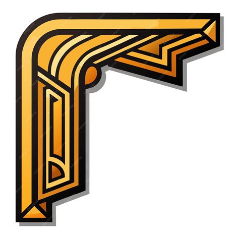 Corner Design Vector Elegant And Decorative Premium Ai Generated Vector