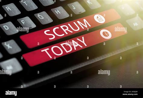 Conceptual Display Scrum Business Showcase Handwriting As Distinct From Print Written