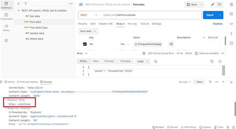 File Is Undefined In Form Data Postman Help Hub Postman Community