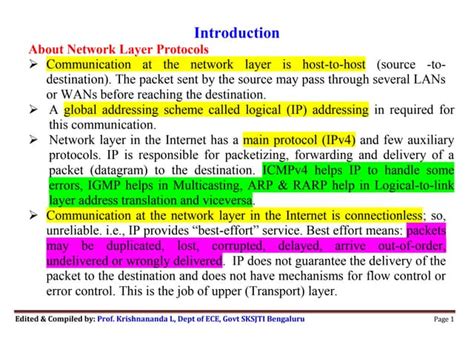 Computer Communication Networks Ipv4 Ppt