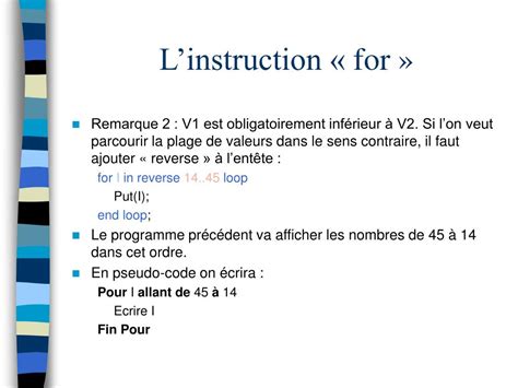 ppt initiation à algorithmique et programmation en ada powerpoint