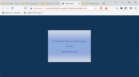 Deploy A Django Application To Elastic Beanstalk Uw Milwaukee Cloud