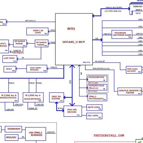 Dell Latitude E La C P Rev Schematic Diagram