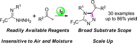 Synthesis Of 5‐trifluoromethyl‐1 2 4‐triazoles Via Metal‐free Annulation Of