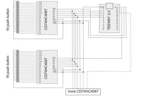 Teensy LC And HC Channel Multiplexer Wiring Page Teensy Forum