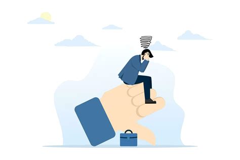 Demotivating Failure Error Or Negative Feedback Concept No Passion Or