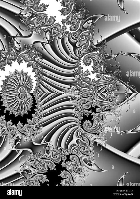 Abstract Computer Generated Fractal Design A Fractal Is A Never Ending