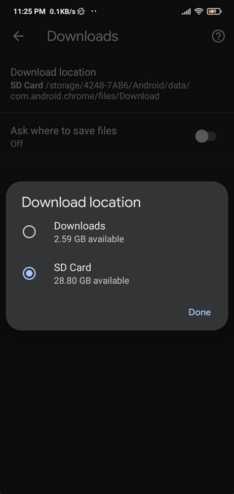 problem with android data files in sd card since my internal storage