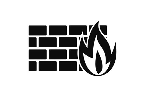 Firewall Icon Simple Style By Anatolir56 TheHungryJPEG