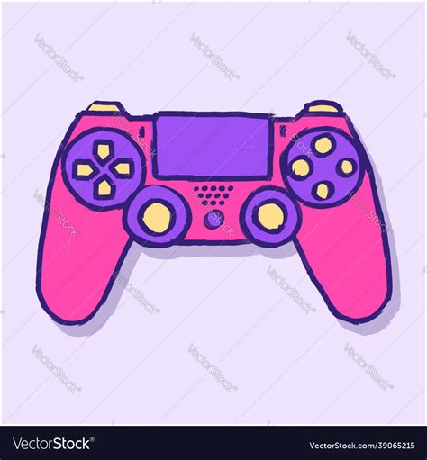 Ps4 Controller Royalty Free Vector Image VectorStock