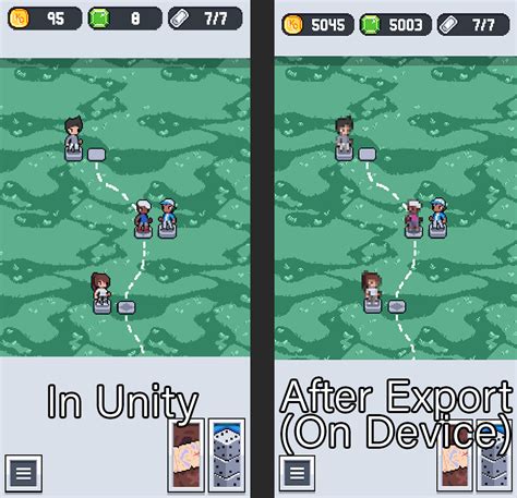 some sprites become pixelated in my game s build unity engine
