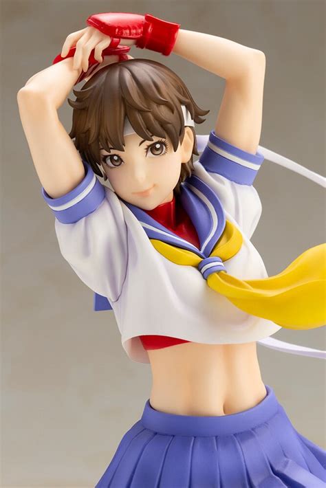 Bishoujo Street Fighter Sakura Round Figure Kotobukiya Tokyo Otaku Mode Tom