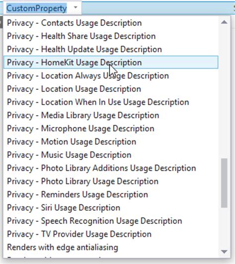 Setting IOS Permission Descriptions In Visual Studio JimBobBennett