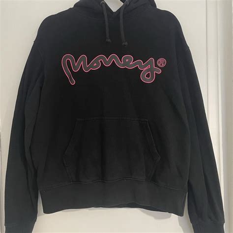 Black Money Hoodie Size L But Fits Like A Medium Depop