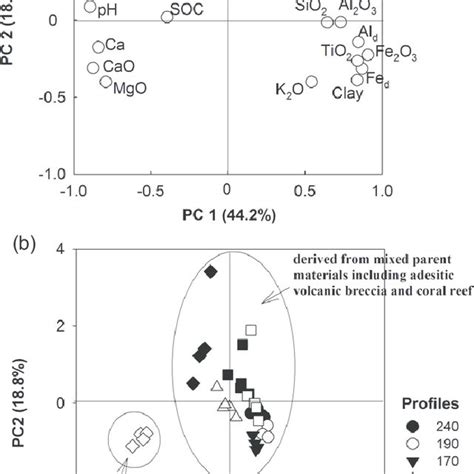 Principal Component Pc Analysis A Eigenvector Values Of Variables Download Scientific