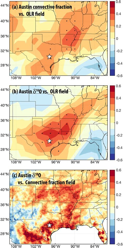 Spatial Correlation Patterns Between A Event‐based Warm Season