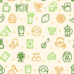 Camping Holiday Seamless Pattern Royalty Free Vector Image