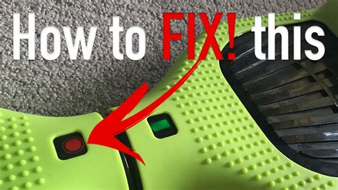 How To Fix Hoverboard Red Light Flashing Beeping Sound YouTube