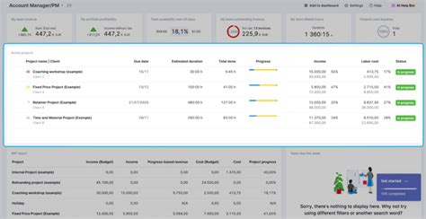 Project Management Dashboard Examples