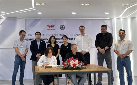 Scancom Vietnam Sign Solar Panel Agreement With Total Energies Scancom International A S