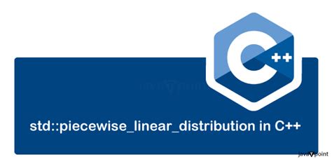 std piecewise linear distribution in c tpoint tech
