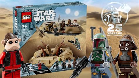 LEGO Star Wars Desert Skiff Sarlacc Pit 75396 Mit Nien Nunb