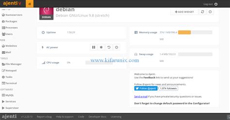 Install Ajenti On Debian 98