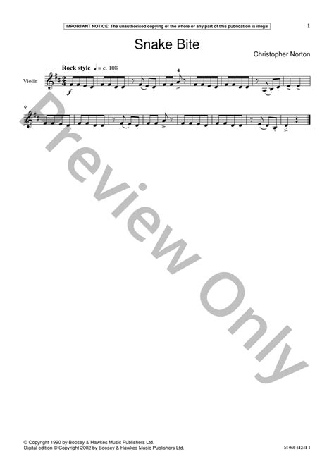 Snake Bite Jw Pepper