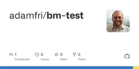 Github Adamfribm Test