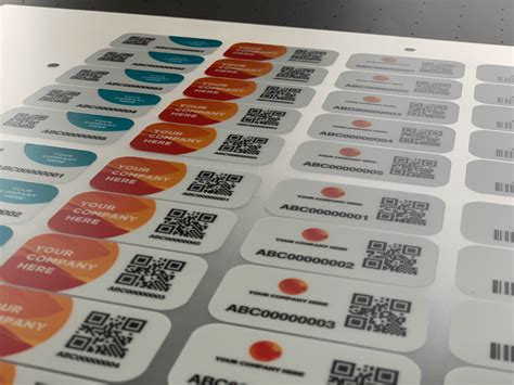 Introducing Asset Marking Digitally Printed Asset Labels Mockridge Labels And Nameplates Ltd